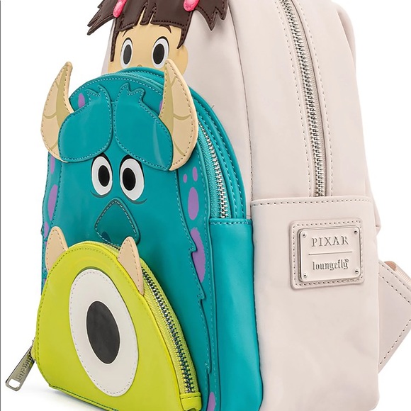 Loungefly | Bags | Disney Pixar Monsters Inc Boo Mikey Sully Mini ...